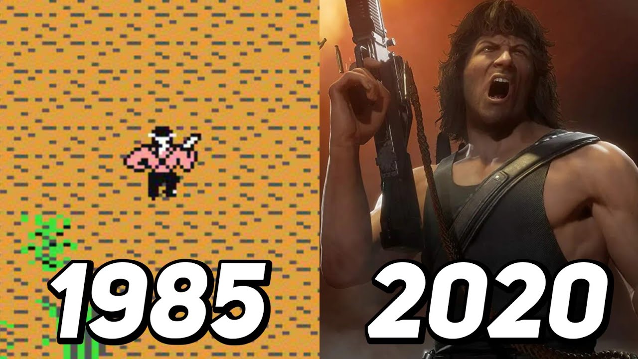 Evolution of Rambo Games (1985-2020) - YouTube