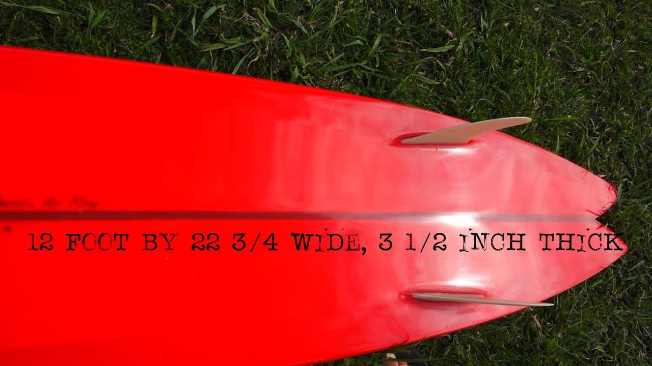 Ray Gleave - 12 Foot Glider and the drop-knee. - YouTube