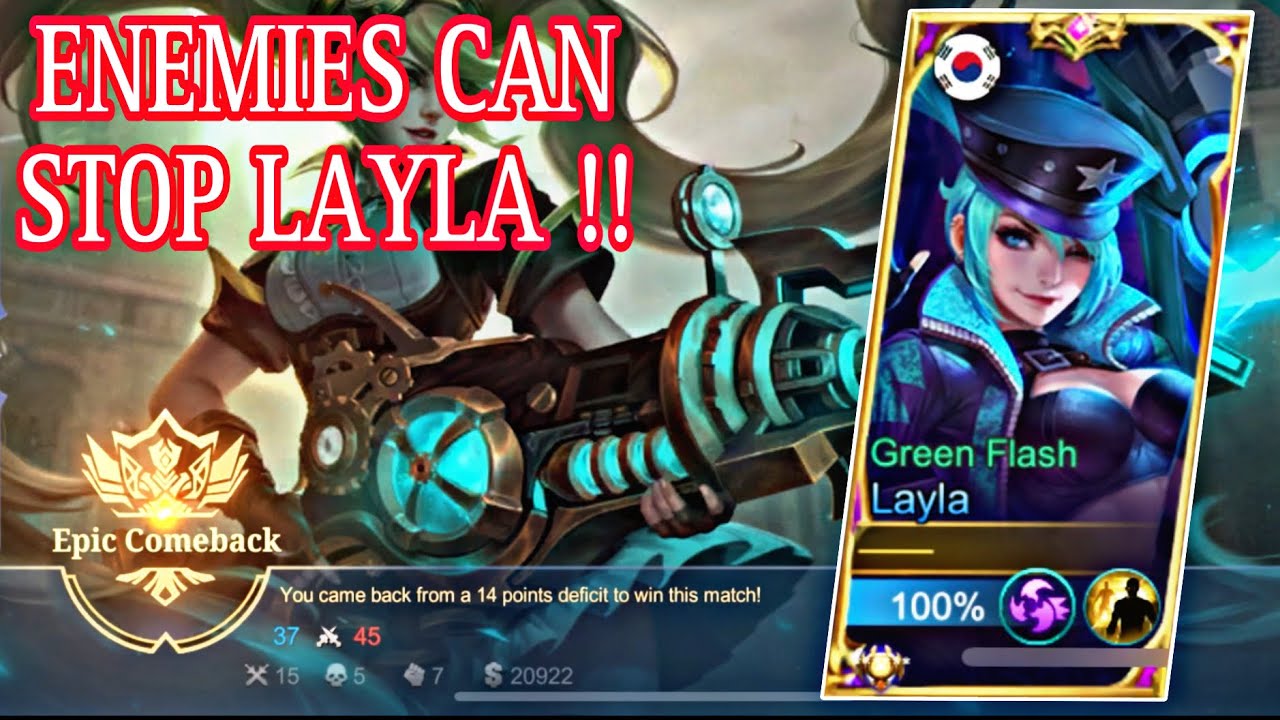 LAYLA IS EPIC COMEBACK !! MOBILE LEGENDS!! - YouTube