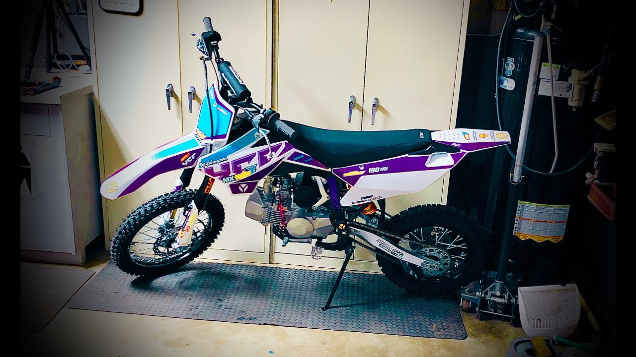 2019 YCF 190 Daytona Bigy, the best Pitbike?!? UNBOXING!! - YouTube