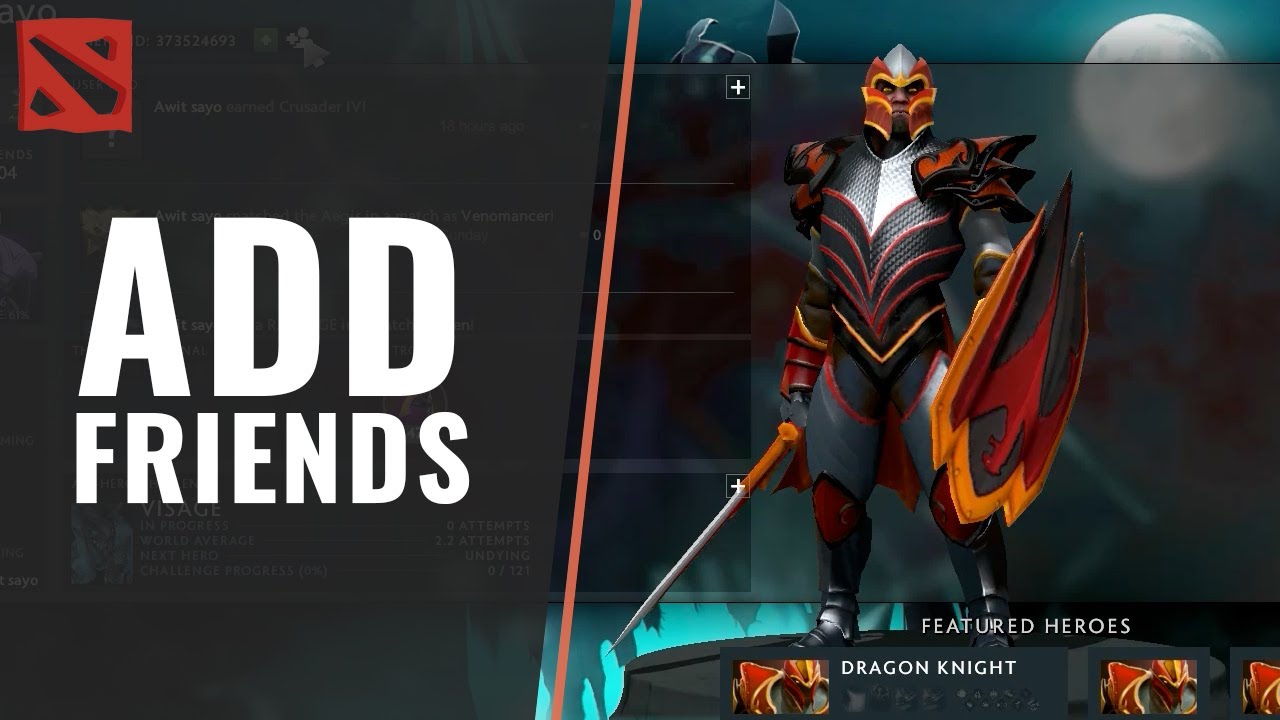 How to Add Friends in Dota 2 - YouTube