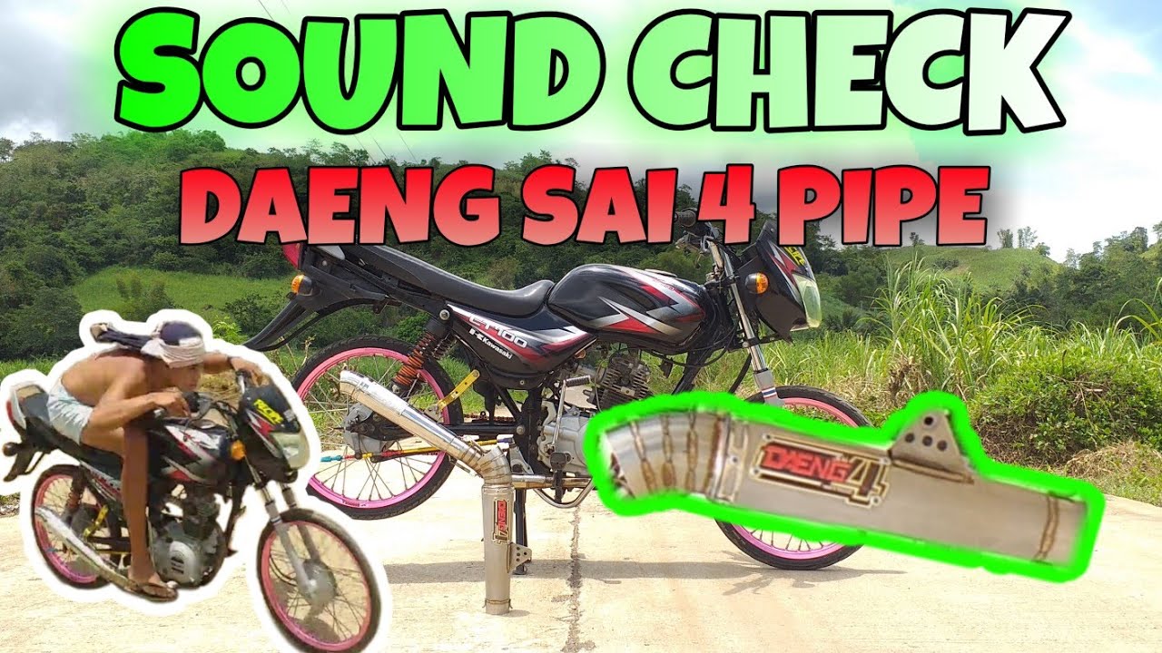 DAENG SAI 4 CONICAL PIPE SOUND CHECK ( PINAGALITAN KAMI ) - YouTube
