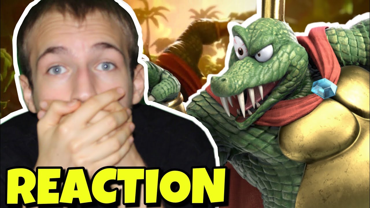 THE CRAZIEST KING K. ROOL TRAILER REACTION - Super Smash Bros. Ultimate ...