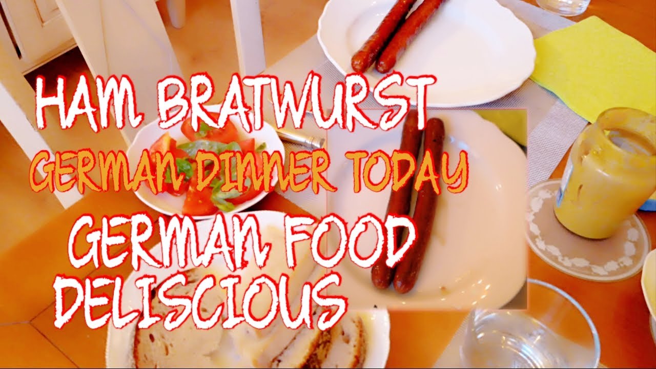 GERMAN HAM BRATWURST OUR DINNER FOR TO DAY||GERMAN FOOD 🇩🇪🇩🇪🇵🇭 PINOY ...