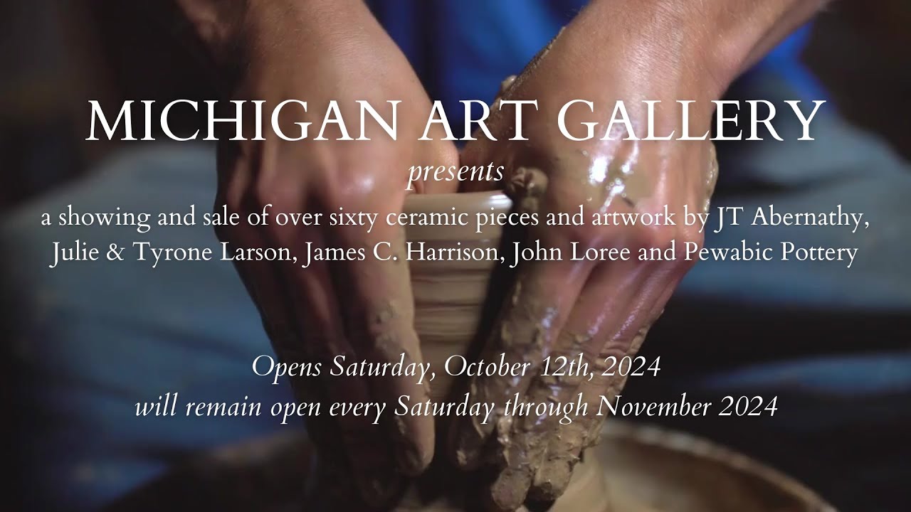 Michigan Art Gallery Ceramics Sale - Abernathy, Pewabic, Larson, Loree ...
