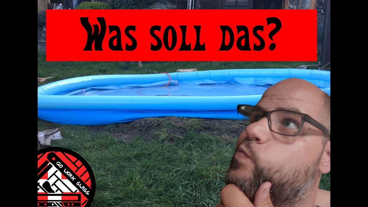Wie baue ich ein Podest für den Pool? - YouTube