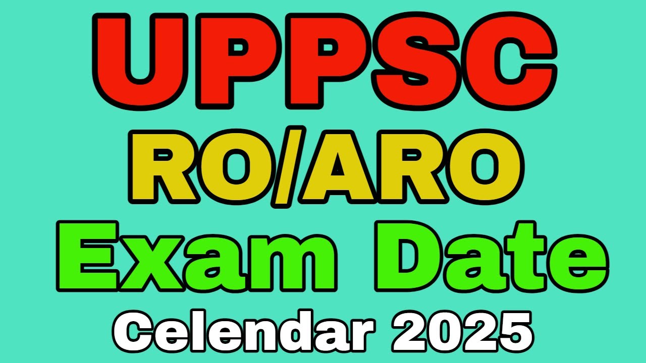 Get Ready for UPPSC RO ARO Exam Date 2025! - YouTube