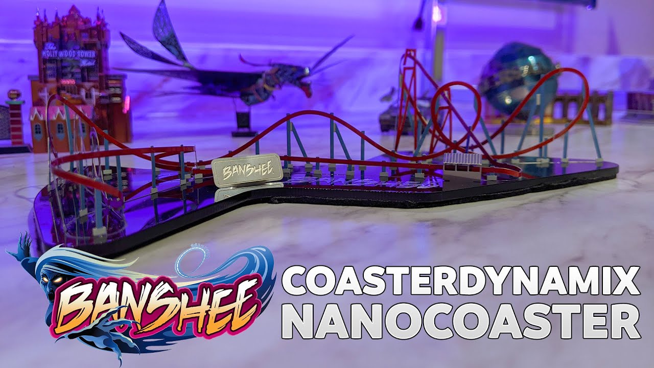 Banshee Nanocoaster from Kings Island Assembly and Review - YouTube