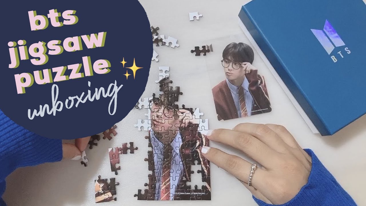 bts jigsaw puzzle unboxing ~ jin version 📦🧩 | all things kyot 🤍 - YouTube