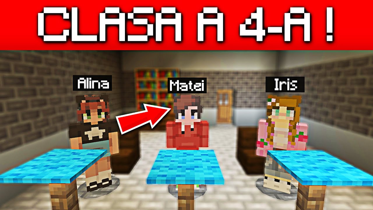 Am predat la CLASA A 4-A.. și sunt dezamăgit ! (Minecraft) - YouTube
