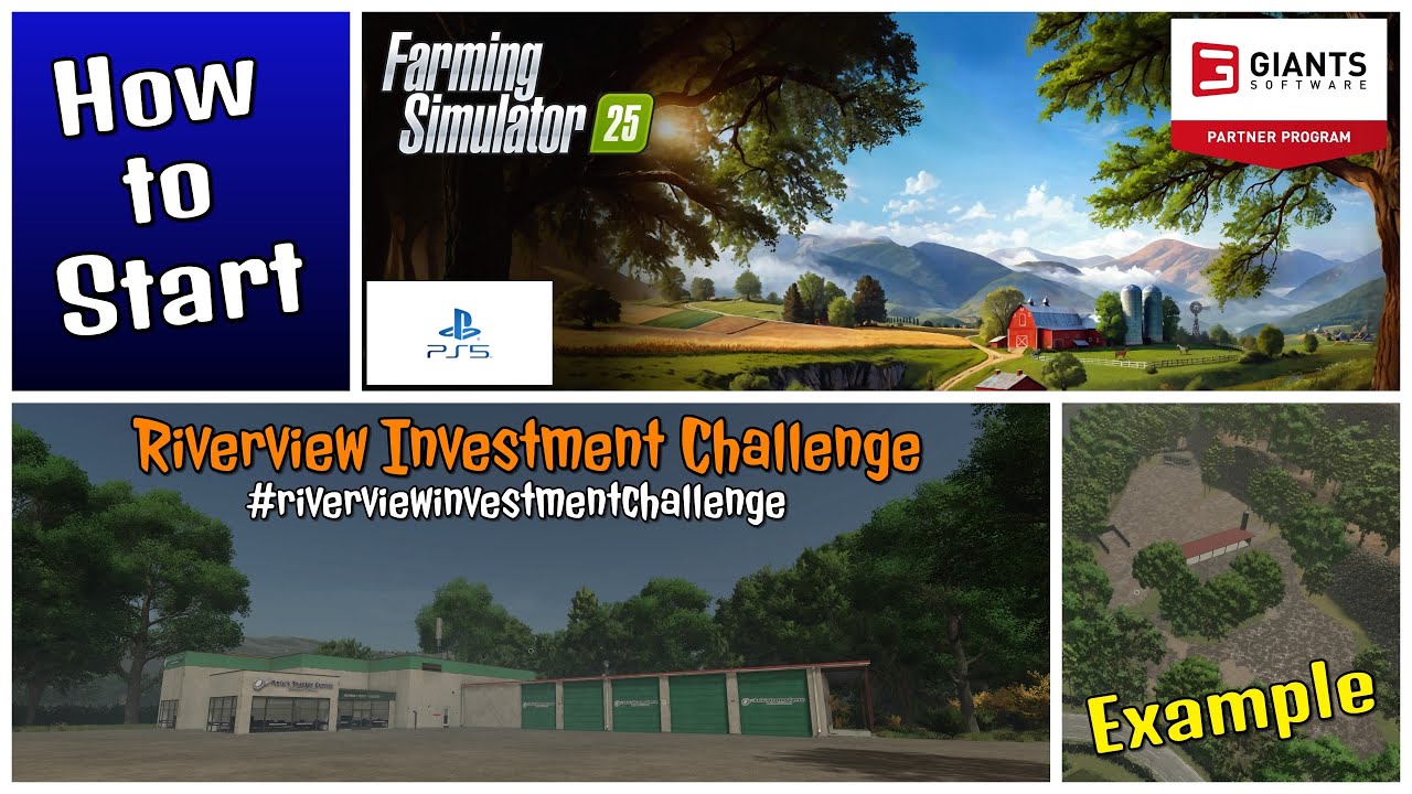 How to Start / Riverview Investment Challenge / Riverview / FS25 / PS5 ...