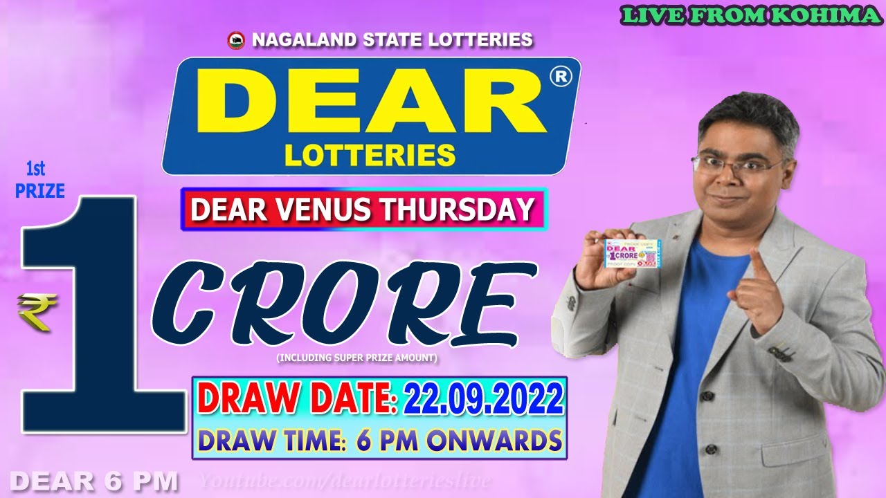 DEAR VENUS THURSDAY WEEKLY DRAW DATE 22.09.2022 DEAR LOTTERY LIVE FROM KOHIMA - YouTube