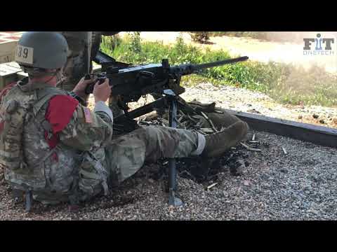 US Army Infantry OSUT Machine Gun .50 Cal and MK 19 Heavy Weapons Range ...
