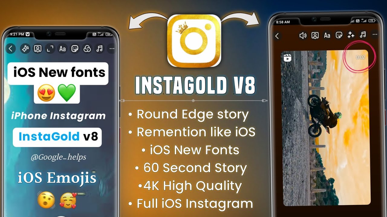 InstaGold v8.0 / Instagold Features 🥰 iOS Instagram On Android ...