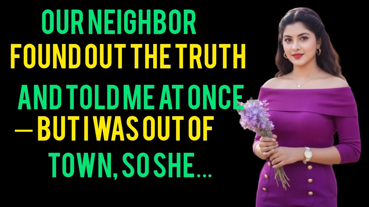 Our Neighbor Found Out the Truth and Told Me at Once — But I Was Out of ...