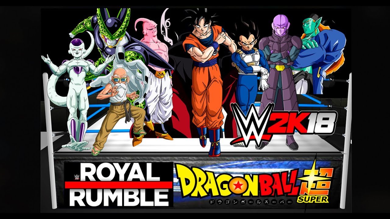 DRAGON BALL SUPER ROYAL RUMBLE WWE 2K18 - YouTube
