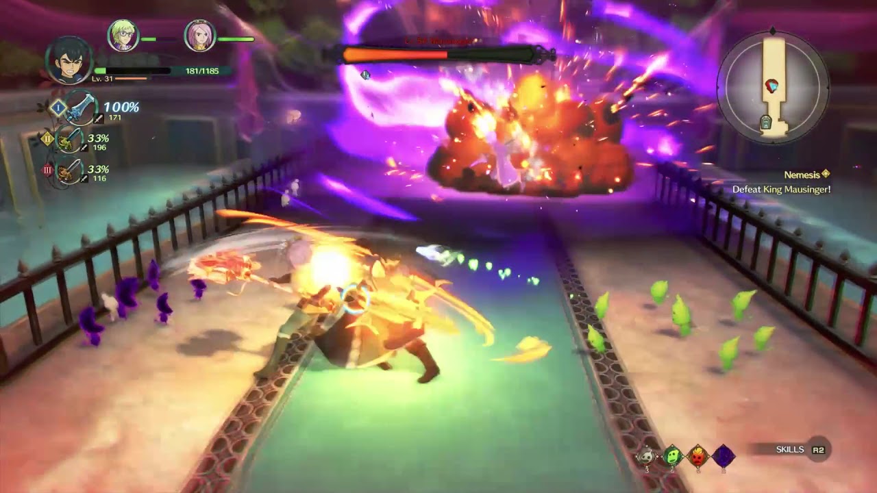 Ni No Kuni 2 Mausinger Boss Battle Walkthrough - YouTube