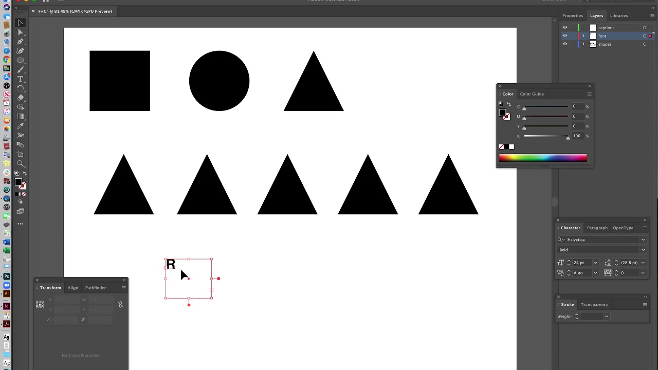 1.Tutorial for project "Form + Counterform" - YouTube