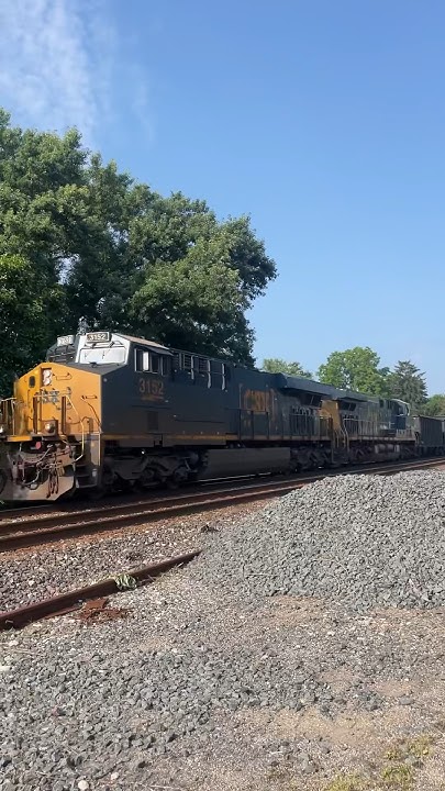 CSX B158 Empty Coke Express Train from Rittman, Ohio 7/13/2024 #train #csx #railroad #shorts # ...