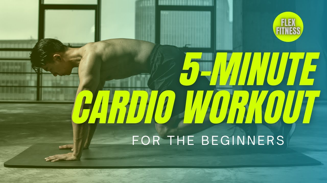 5-Minute Cardio Workout For The Beginners(No Equipment)|💪🏼 - YouTube