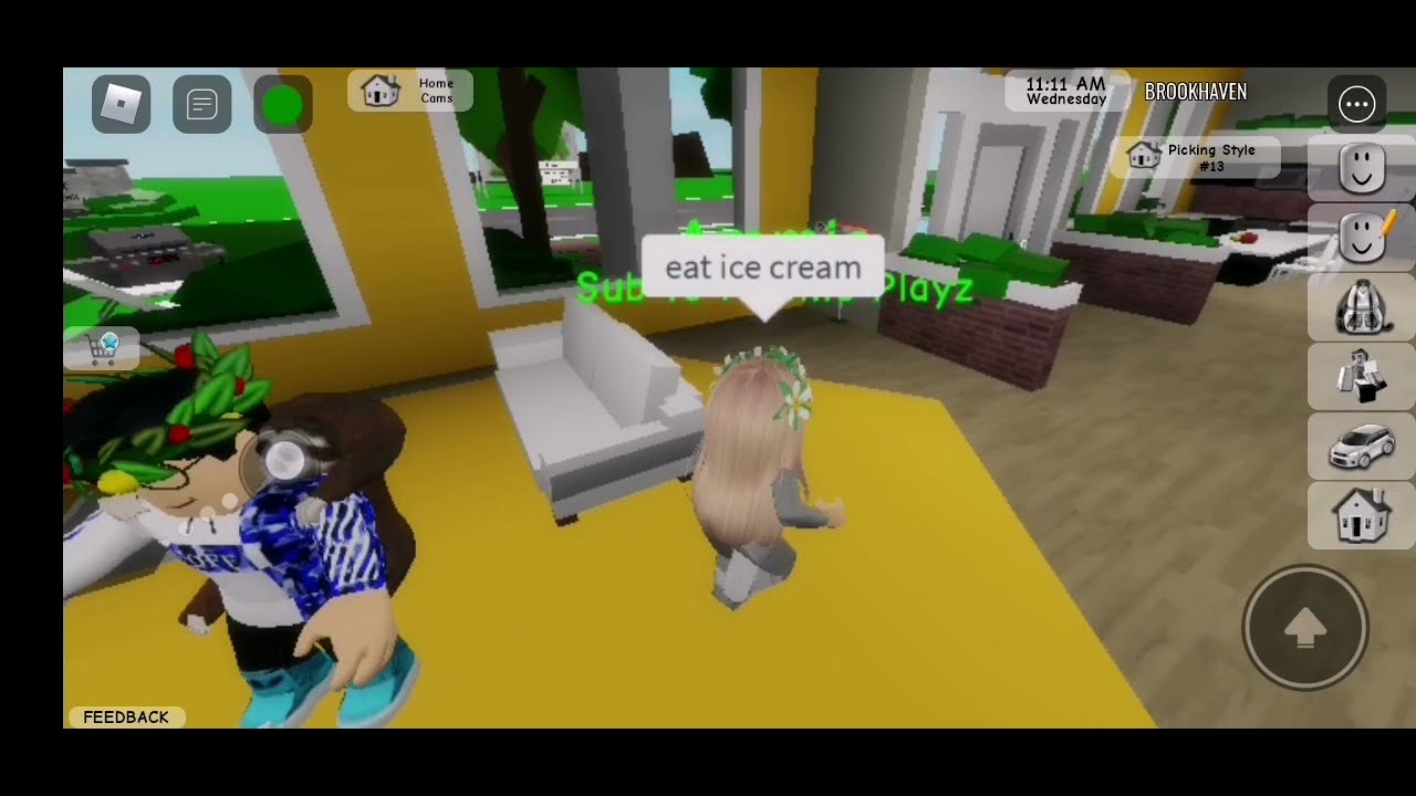 Playing Brookhaven with my new subscriber! - YouTube