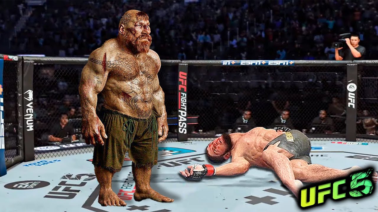 Khabib Nurmagomedov vs. Giant Dwarf (EA sports UFC 5) - YouTube