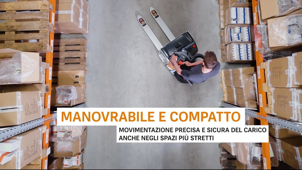 Transpallet elettrico con pedana EXH-SF 16C-20C - Efficienza e ...