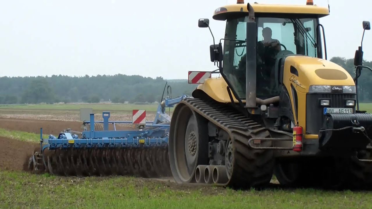 Cat MT 765 mit KSE Lemken Rubin 9 in Full HD - YouTube