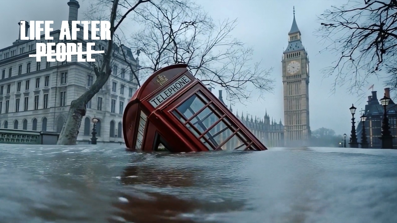 A Tsunami Hits London | Life After People - YouTube