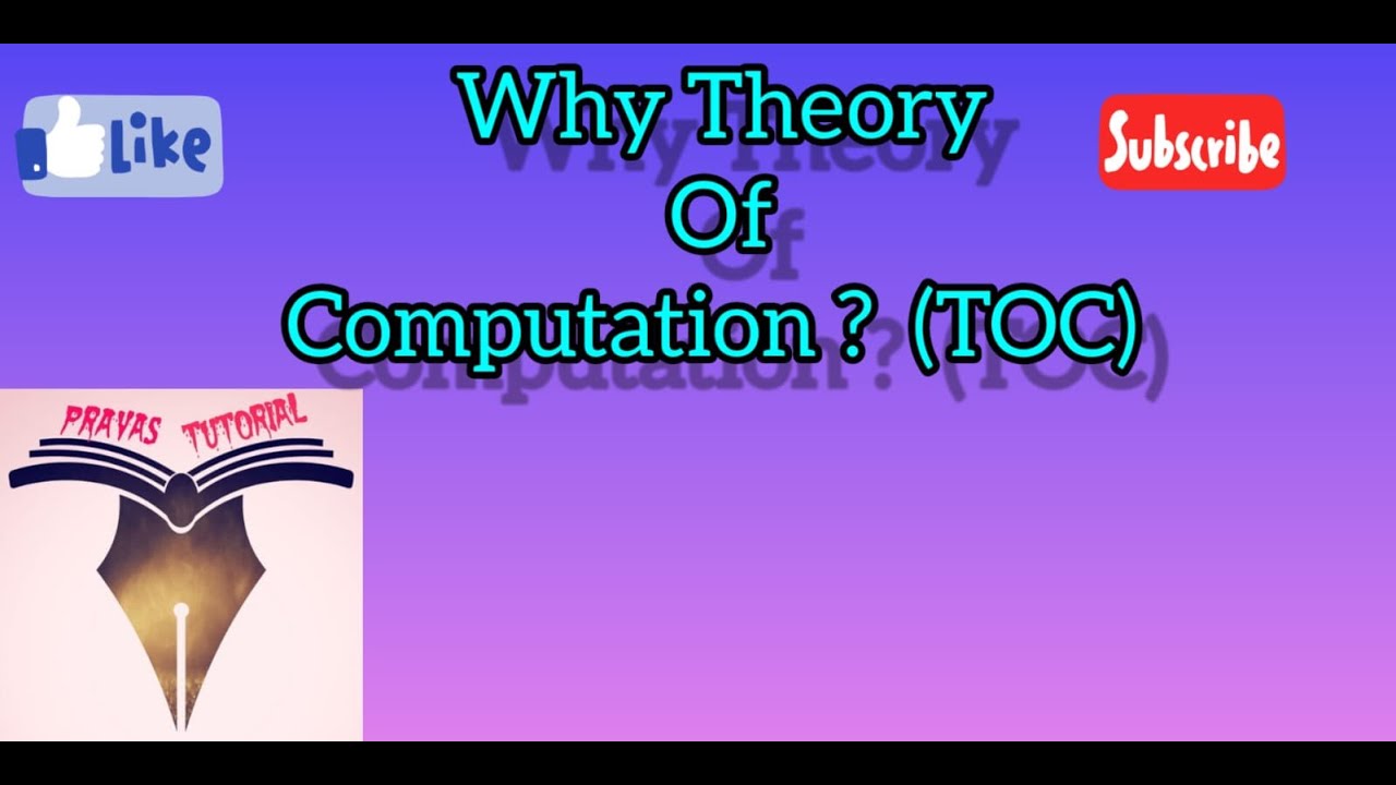 Why Theory Of Computation C0 Computerscience Theoryofcomputation Youtube