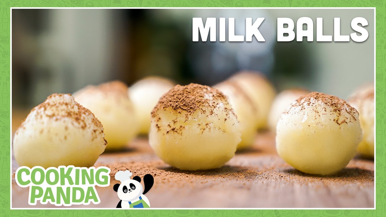 Milk Balls [Tik Tok Recipes] | #Shorts Cooking Panda - YouTube