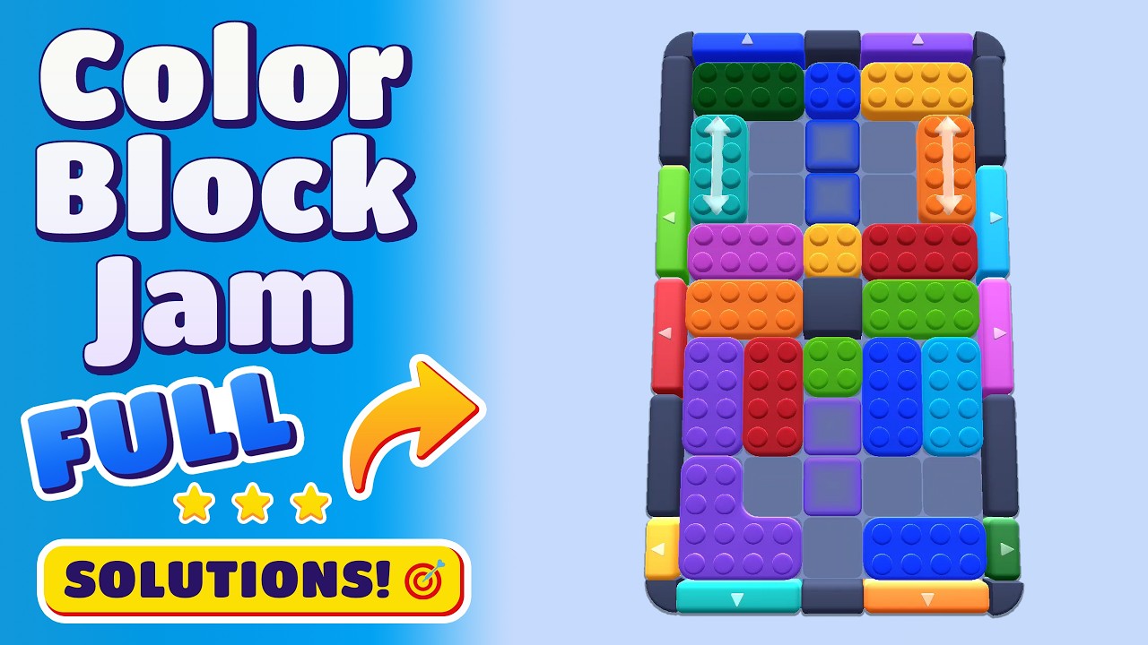 Color Block Jam Level 207 | Complete Walkthrough & Solutions! 🎯 - YouTube