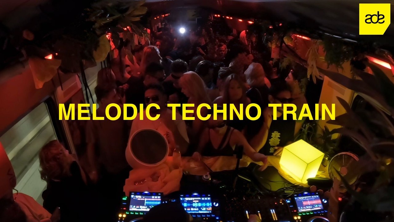 Melodic Techno Train in Amsterdam (Live DJ Set) - YouTube
