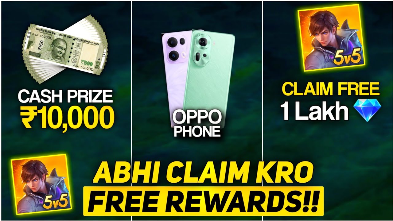 CLAIM 1 LAKH DIAMONDS 💎 | ₹10,000 CASH PRIZE | OPPO PHONE FROM THIS ...