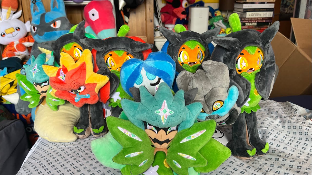 Ogerpon Pokémon center plush review - YouTube