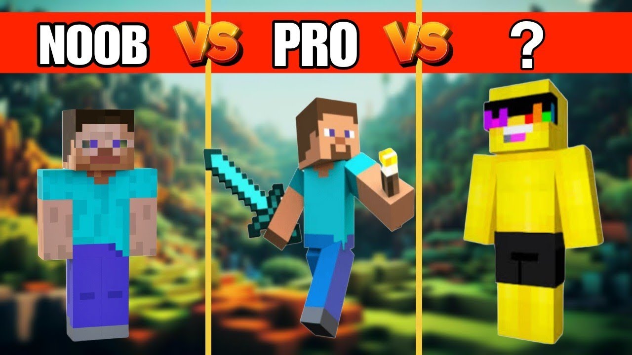 NOOB vs PRO God : Secret Build Battle Challenge in MINECRAFT - YouTube