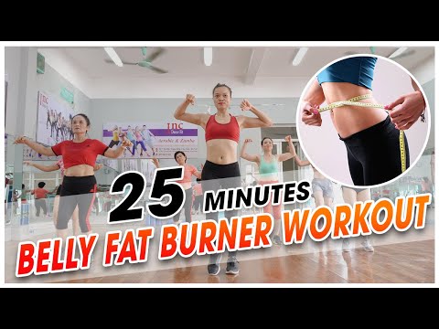 AEROBIC DANCE | 25 dakika karın yağ yakıcı egzersiz