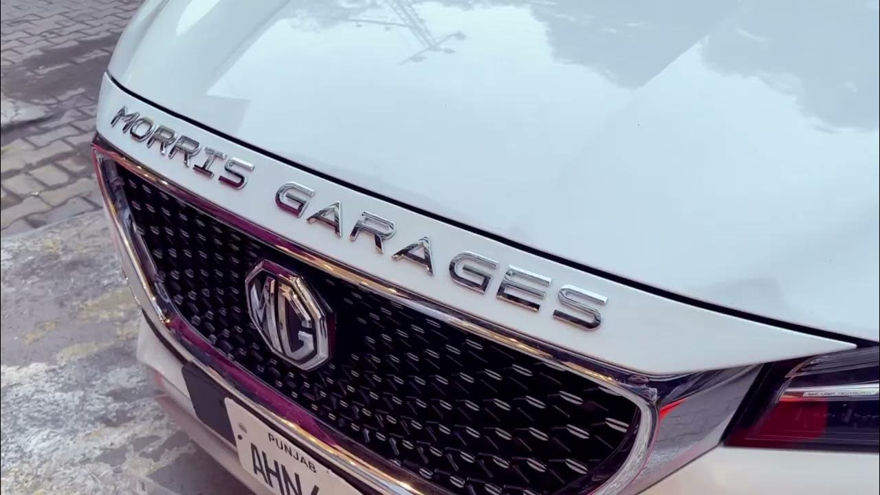 Morris Garages MG Words Alphabet Letters Bonnet Hood Logo Chrome !! - YouTube