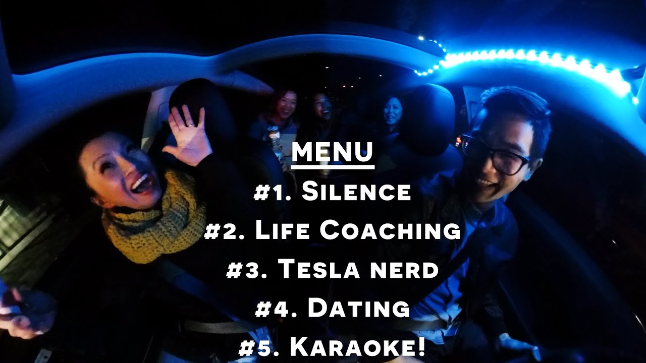 The Rideshare Menu (UpLyfting Tesla) - YouTube