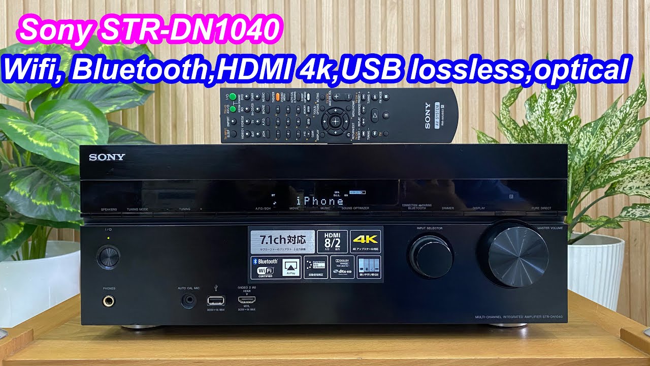 (Đã bán)Sony STR-DN1040 Wifi,Bluetooth,USB,optical chơi nhạc mạng.LH ...