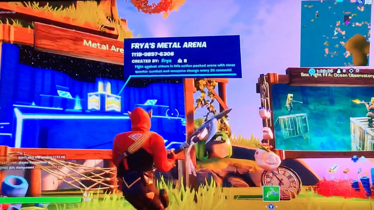 Fortnight box p v p dueos - YouTube