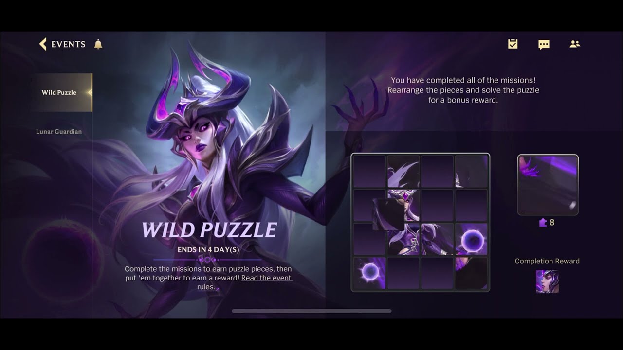 Syndra Wild Puzzle January 2024 Event - Wild Rift - YouTube