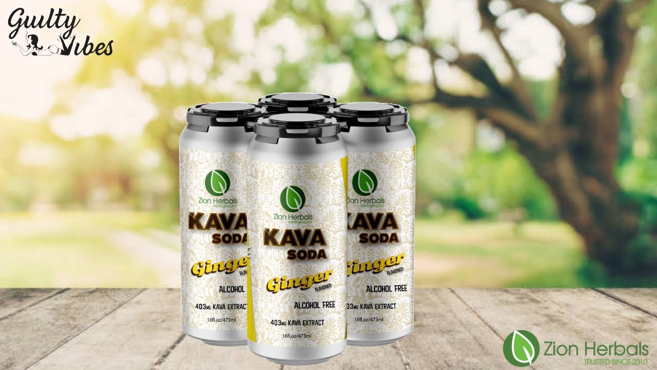 Zion Herbals 403mg KAVA Ginger Soda - YouTube