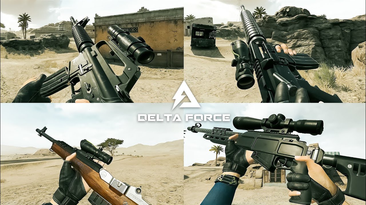 Delta Force Mobile - All Weapon Inspect & Reload Animations | 4K Ultra ...