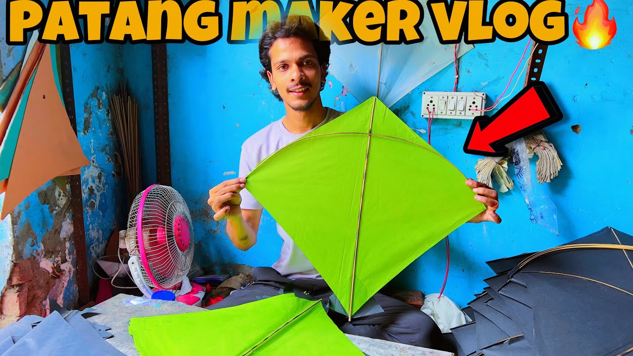kite making factory😱// how to make kite🪁// bareilly Kite Maker🔥// पतंग ...