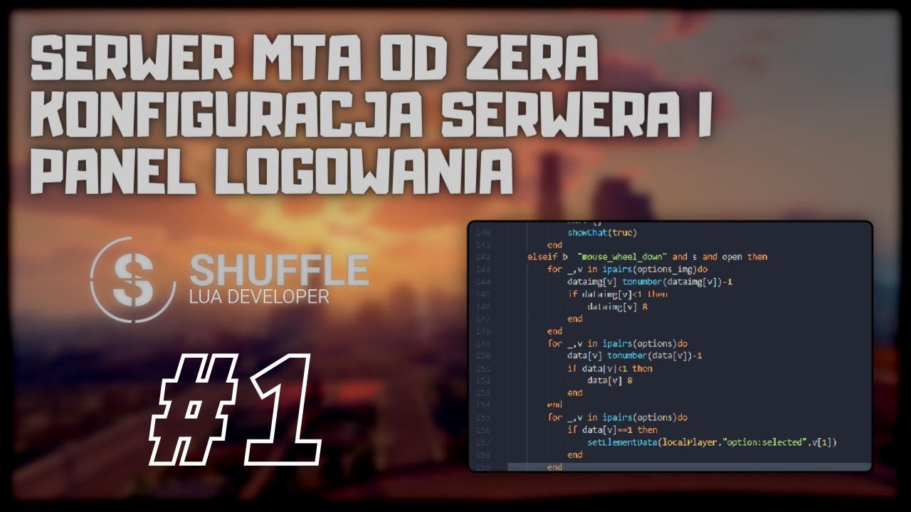 Serwer MTA od Zera | Konfiguracja serwera i Panel logowania # 1 - YouTube