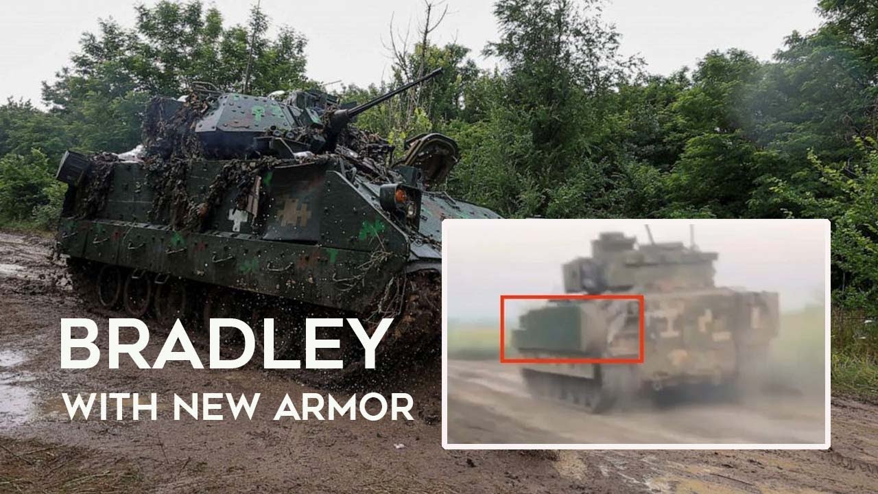 Bradley IFV Gets Armor Upgrade After Taking Heavy Damage In Ukraine ...
