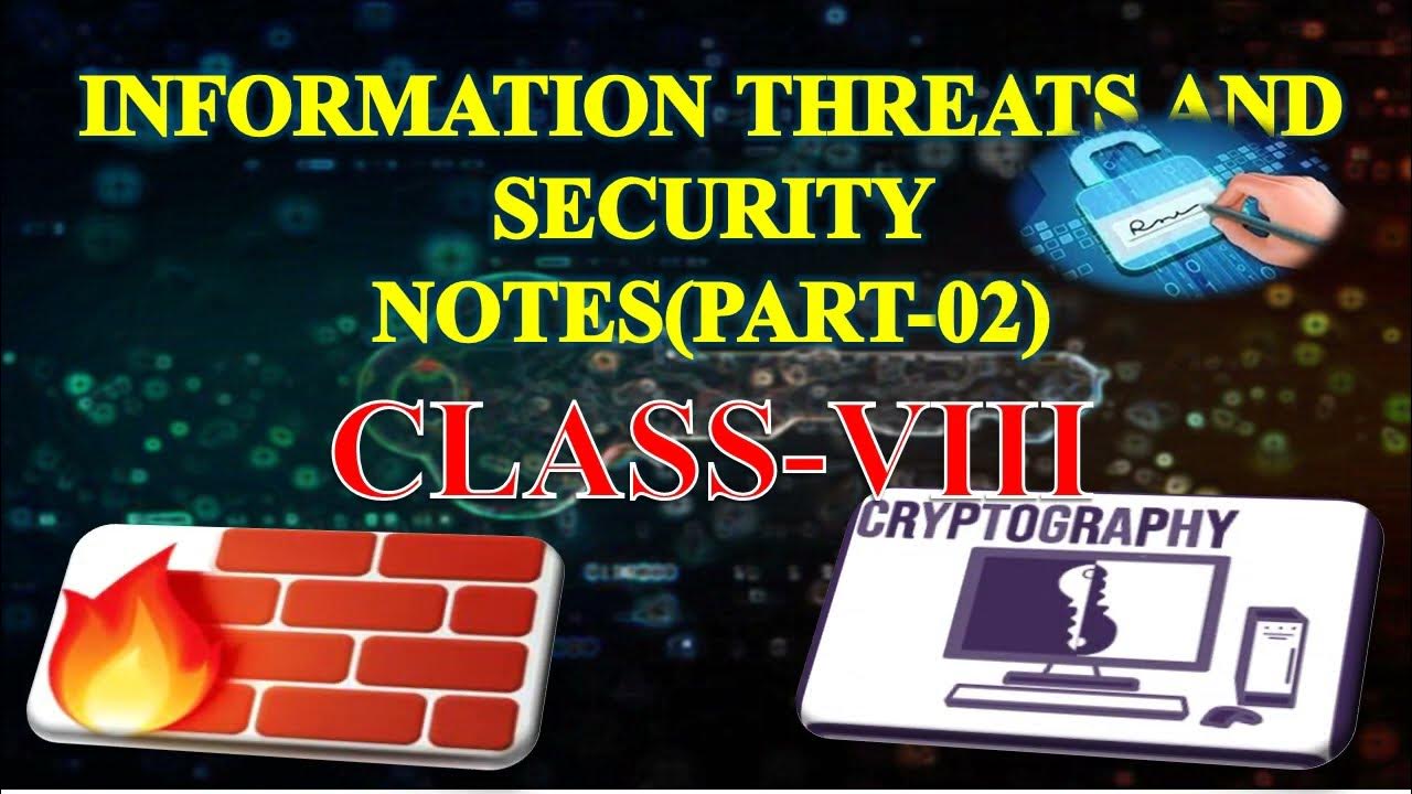 OAVs Class 8th ICT Chapter 1(Information Threats and security)Notes# ...