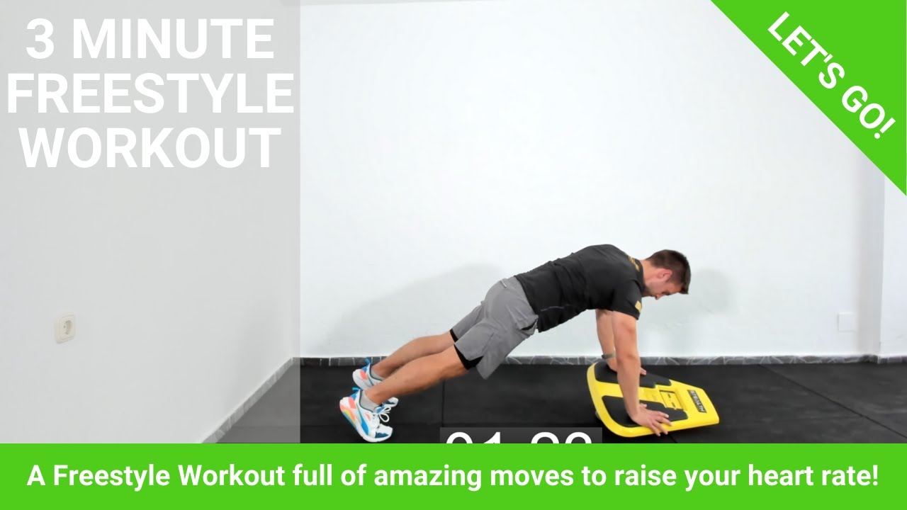 3 Minute Freestyle Workout August 13th 2021 - YouTube