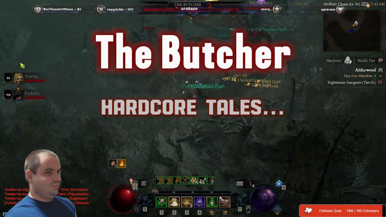 Diablo 4 Season 5 The Butcher A Hardcore Tale - YouTube